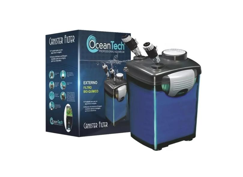Canister Ocean Tech CF-1000 22W 1000L/h Para Aquários com o Melhor ...