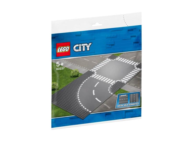 LEGO City - Curva e Cruzamento - 60237 com o Melhor Preço é no Zoom