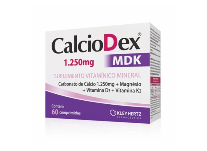 Suplemento Alimentar Calciodex Mdk Com 60 Cpr – Kley Hertz com o Melhor ...