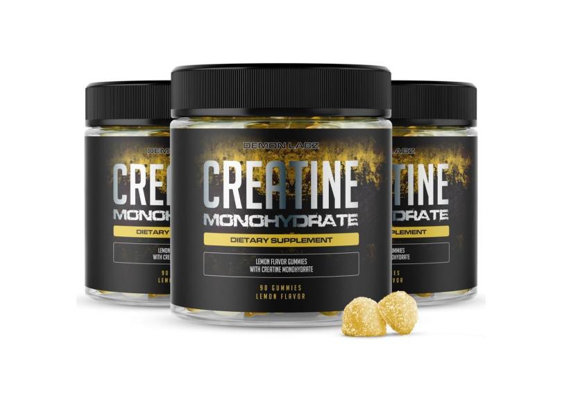 Suplemento de gomas de monohidrato de creatina Demon Labz 90 unidades ...