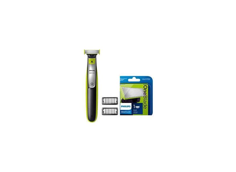 Kit Oneblade com Dois Pentes QP2521 + Lâmina Oneblade Qp21050 Philips ...