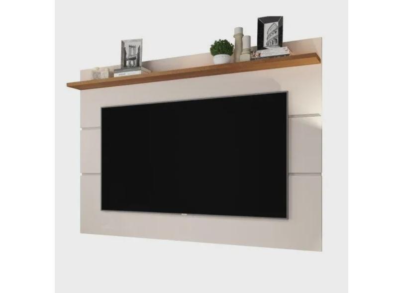 Painel Vivare para TV até 65'' pol 1.80m cor Off / Nature com o Melhor ...