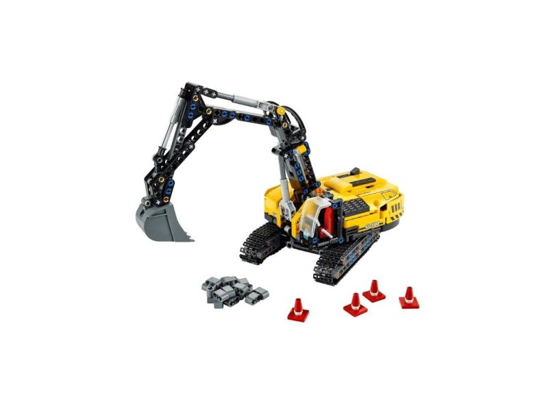 Lego Technic Escavadeira Trabalhos Pesados 569 Peças - 42121 em ...