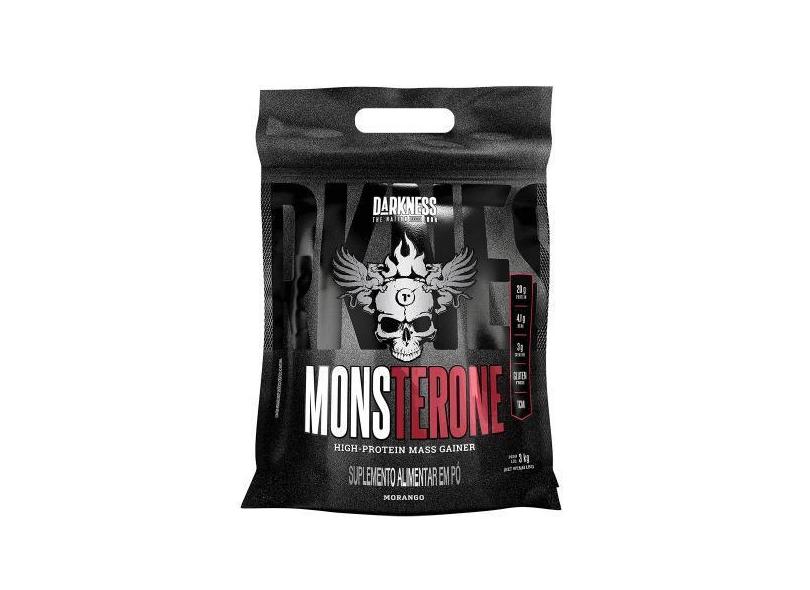 Hipercalorico Monsterone Morango 3 Kg - Darkness com o Melhor Preço é ...