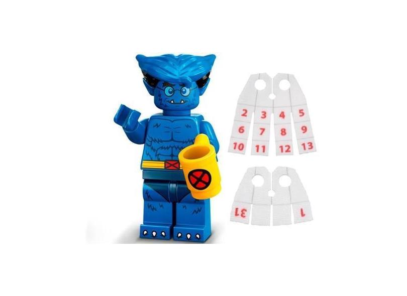 Minifigura Lego Marvel Series 2 Beast Com Capas Calendar Man com o ...