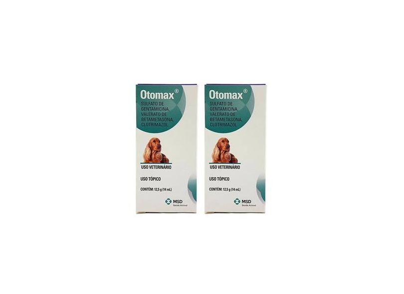 Otomax 12,5g Msd KIT 2 unid Pomada Otológica Cães E Gatos com o Melhor ...