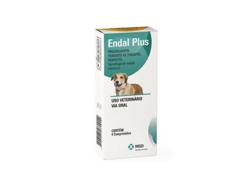 Endal Plus 4 comprimidos Cães 10kg Vermifugo com o Melhor Preço é no Zoom