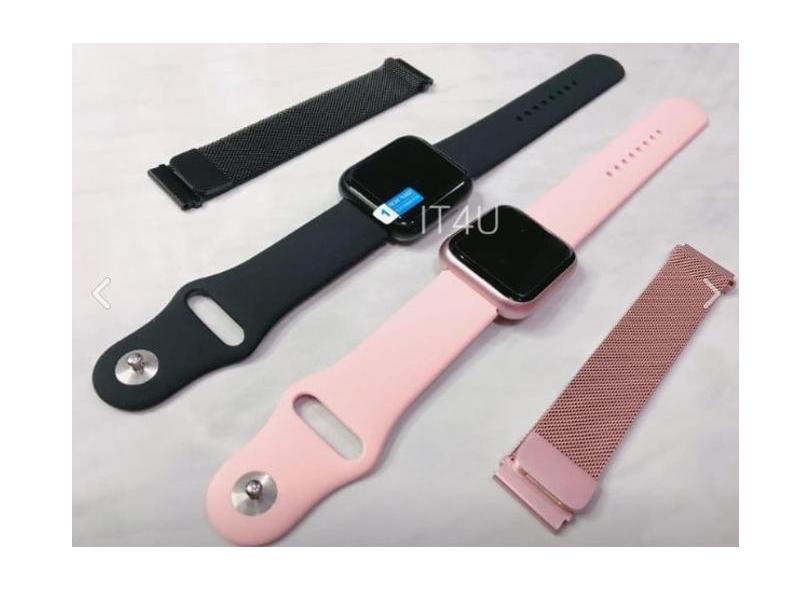 Kit Smartwatch Rose + 2 Pulseiras com o Melhor Preço é no Zoom
