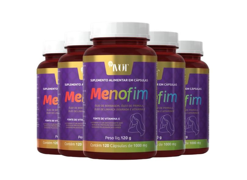 KIT 05 Menofim 1000Mg - Alivio na Menopausa e TPM -120Caps com o Melhor ...