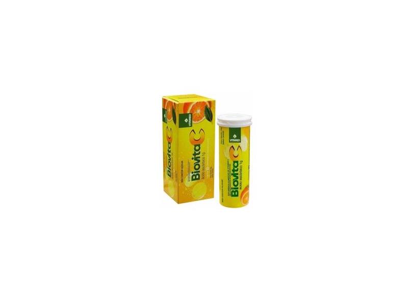 Biovita C Efervescente: 1000mg de Vitamina C por Pastilha p/ Imunidade ...