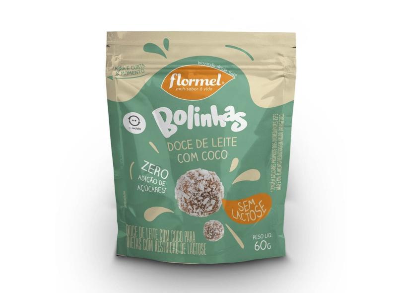 Bolinha Dc De Leite Zero Lac 60g Flormel com o Melhor Preço é no Zoom