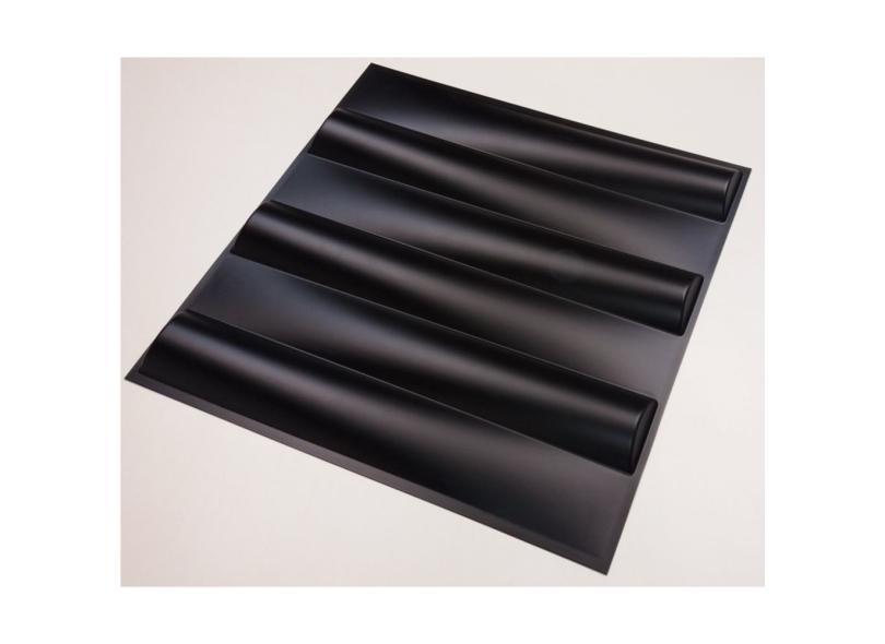 Revestimento De Parede 3d Logs Em Pvc 50x50 Com 12 Peças Goede Cor em ...