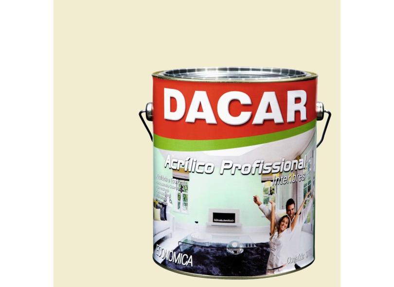 Tinta Acrílica Dacar Fosco Profissional 3,6 L Bianco Sereno com o ...