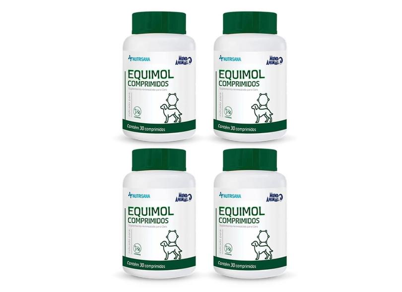 Combo 4 Unidades Equimol Nutrisana 48g 30 comprimidos - Mundo Animal ...