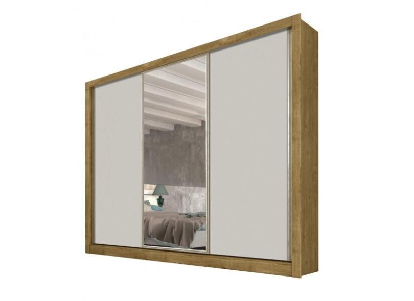 Guarda-Roupa Casal 3 Portas 6 Gavetas com Espelho Dubai Tcil com o ...