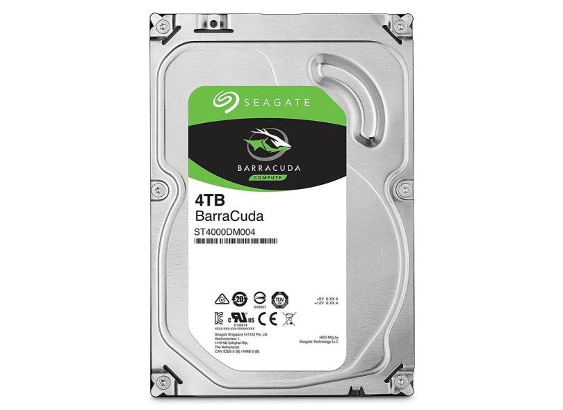 HD 4 tb sata 3 - 6GB/s - 5400RPM - 256MB Cache - Seagate BarraCuda ...