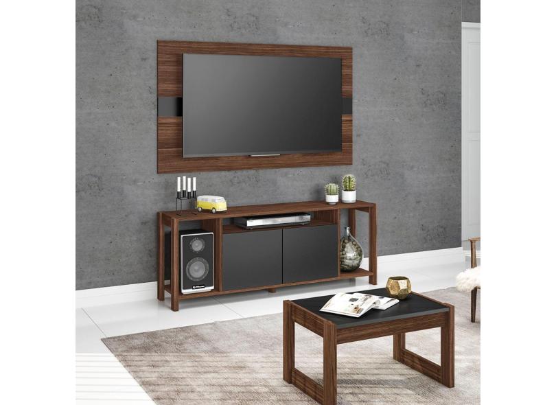 Rack Com Painel Para TV 55 Pol Tecno Mobili AZ-1017 2 Portas em ...