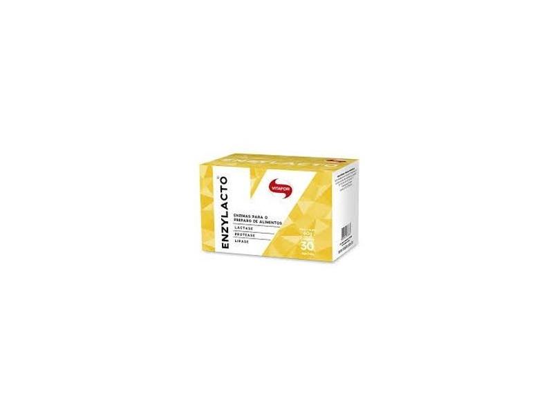 Enzylacto Mix de 3 Enzimas Digestivas 2g Vitafor 30 Sachês com o Melhor ...