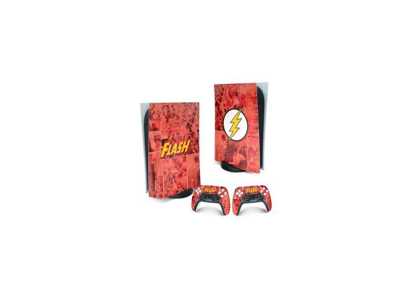 Skin PS5 Playstation 5 Adesivo - The Flash Comics com o Melhor Preço é ...
