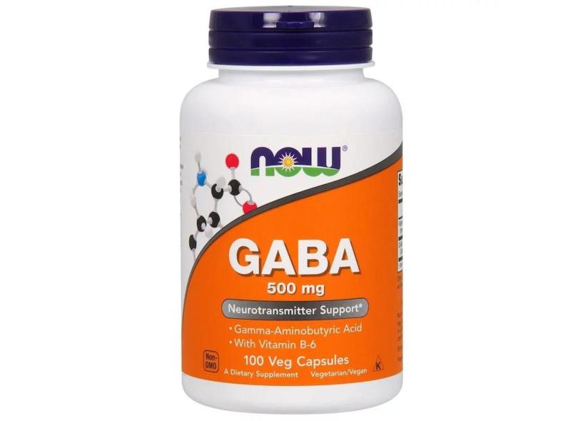 Gaba 100 Cápsulas 500mg Now Foods com o Melhor Preço é no Zoom
