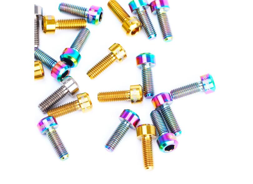 Risco 2PCS M5 14 milímetros de titânio parafusos para os parafusos da ...