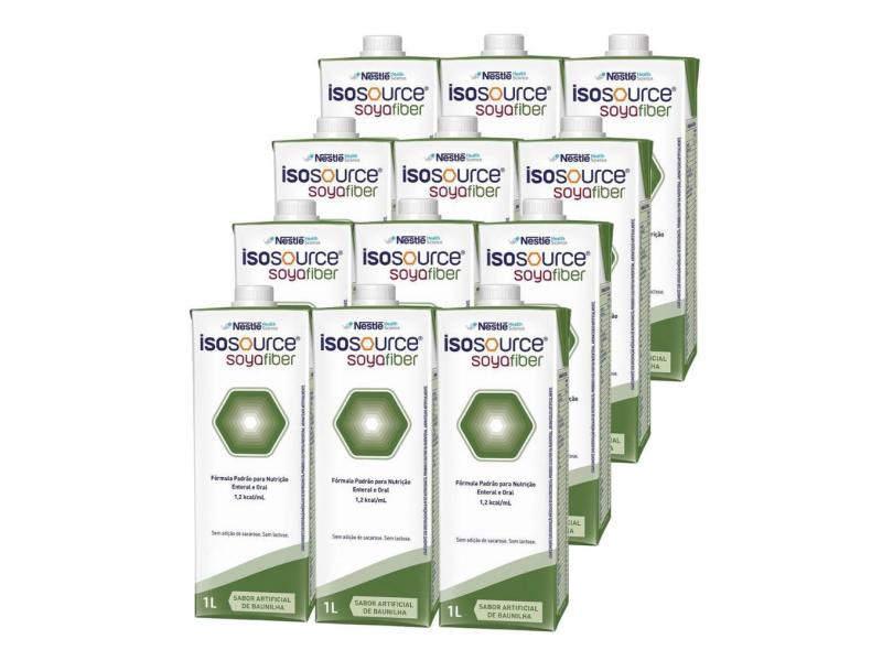 Kit Isosource Soya Fiber Nestlé Com 12 Unidades com o Melhor Preço é no ...