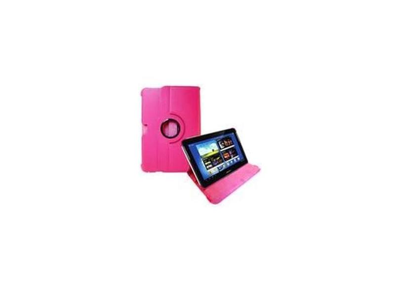 Capa Case 360 Giratória Para Tablet Galaxy 10.1 Polegadas Rosa N8000 ...
