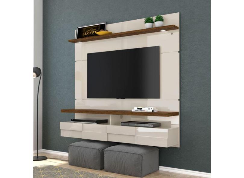 Painel para TV 50 Polegadas Lana Off White Savana 160 cm com o Melhor ...