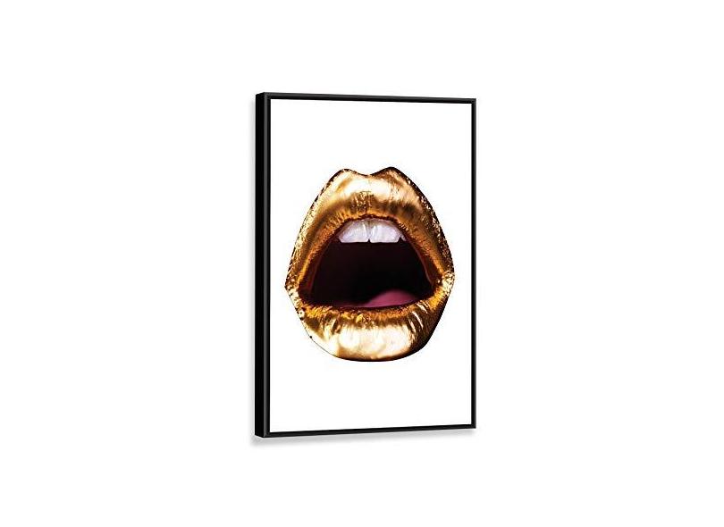 Tela Canvas com Moldura Boca Gold - Grande em Promoção é no Buscapé