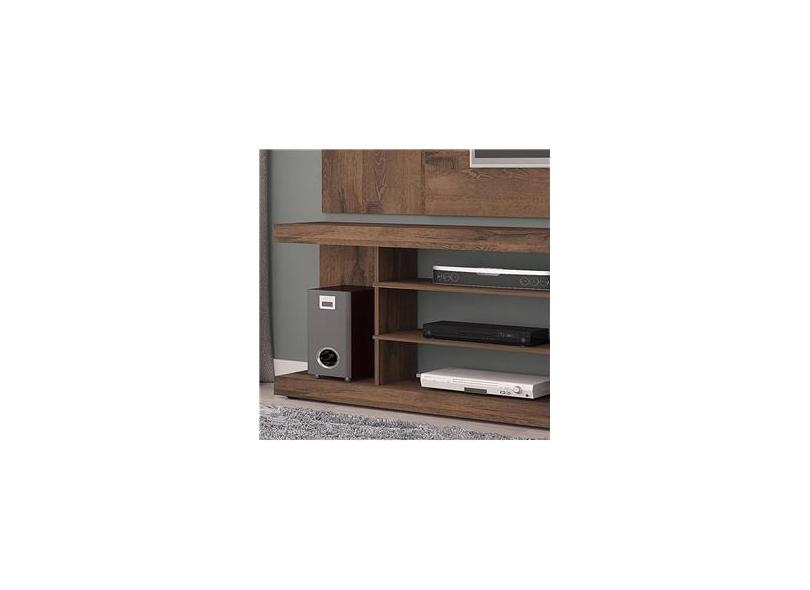 Rack E Painel P/ TV Até 46 Pol Permóbili Móveis Viena 2 Portas Café com ...