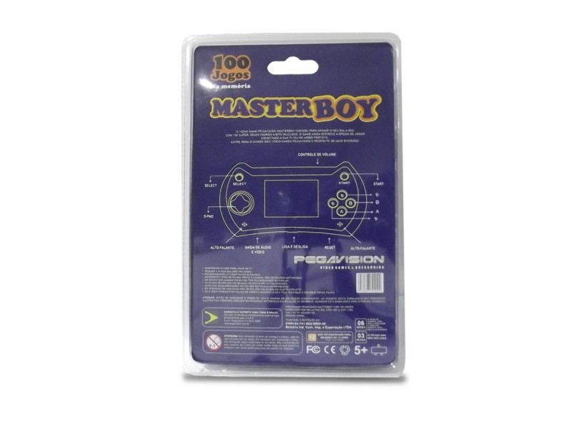 Console Portátil Multi Game Pegavision Master Boy com o Melhor Preço é ...