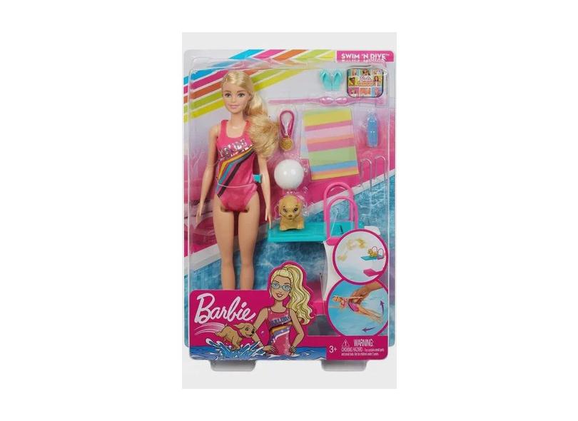 GHK23 barbie dream house adve explorar E descobrir nadadora em Promoção ...
