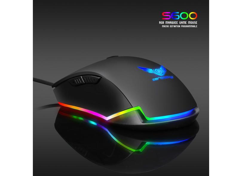 Zerodate S600 High Performance Gaming Mouse Professional rgb rato ...
