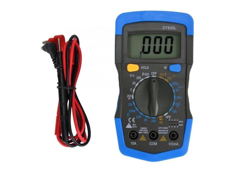 Multímetro Digital Profissional Portátil Visor C/ Iluminação com o ...