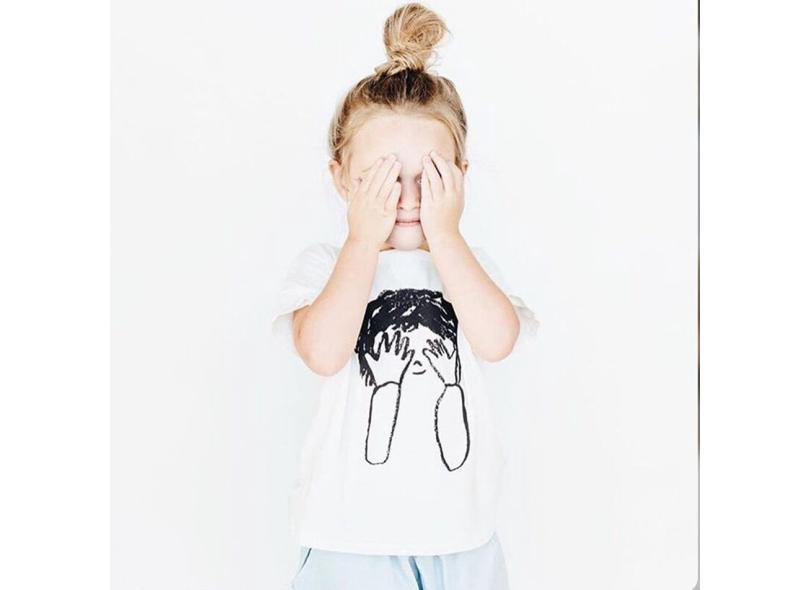 Unisex bebê Crianças Verão manga curta T-shirt com a figura dos ...