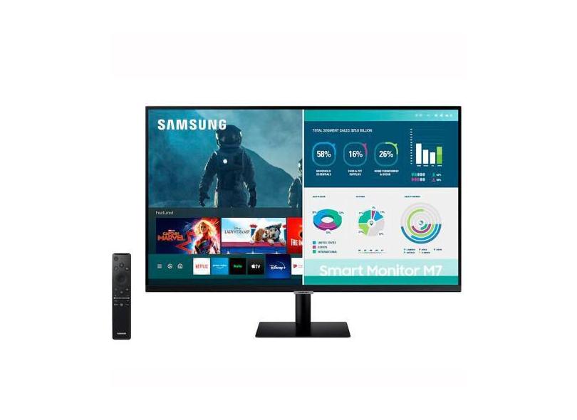 Monitor De 32" Samsung 4K Ultra Hd Usb/Hdmi Bivolt - Ls32am702unxza com ...