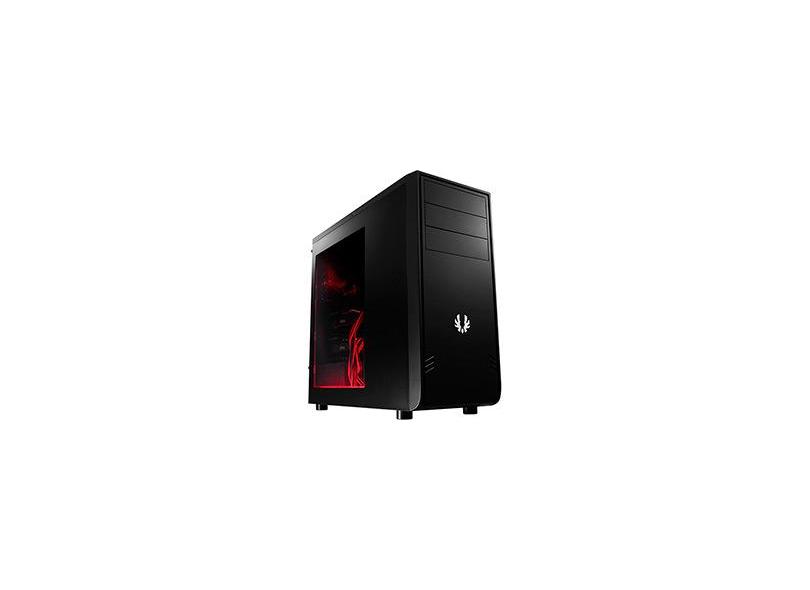 Gabinete Bitfenix Comrade Window Black BFC-COM-100-KKWS1-RP com o ...