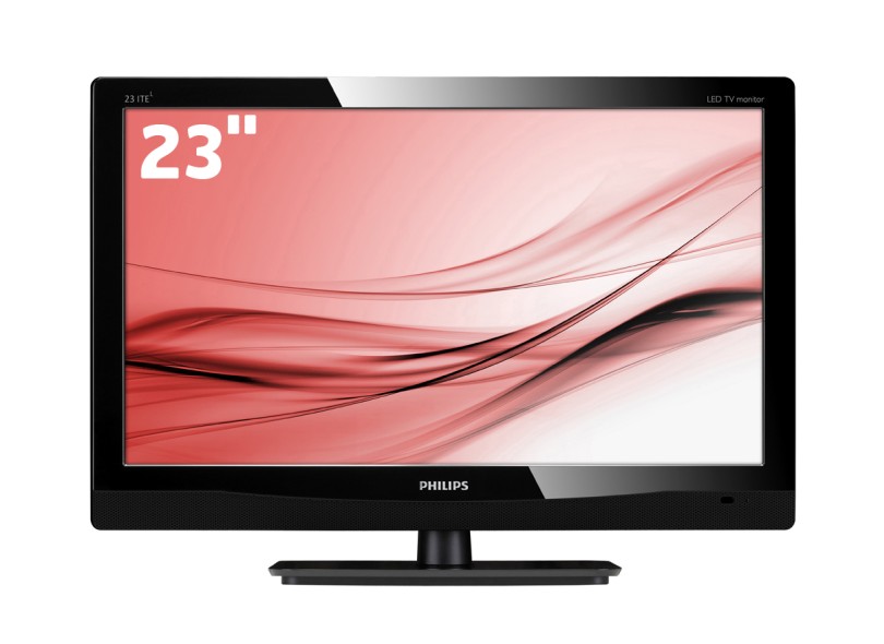 TV LED 23" Philips Full HD 2 HDMI 231TE4L com o Melhor Preço é no Zoom