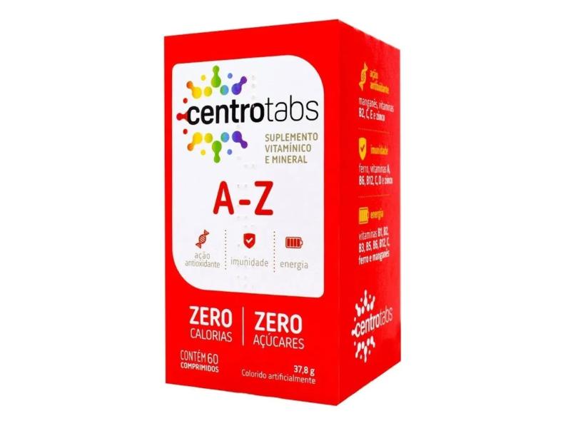 Suplemento Multivitamínico Centrotabs A-Zinco 60 Comprimidos em ...