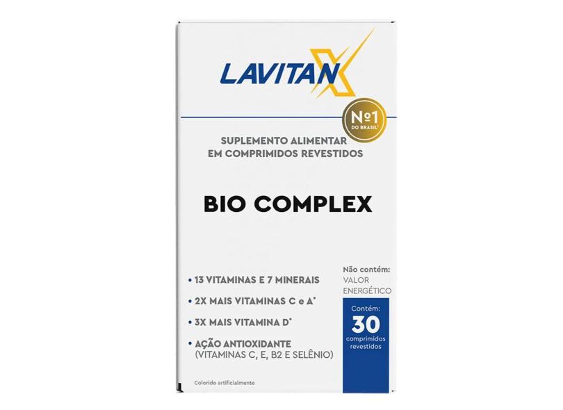 Bio Complex Lavitan 30 Comp Cimed 13 Vitaminas E 7 Minerais Neutro com ...