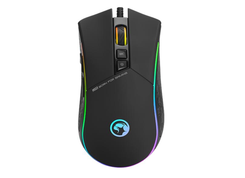 Mouse Marvo Gamer M513 7 Botões 3200 DPI LED Rgb Rainbow com o Melhor ...