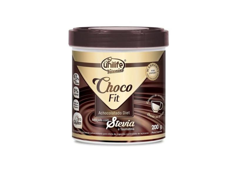 Choco Fit Achocolatado Diet Soluvel Unilife 200G com o Melhor Preço é ...