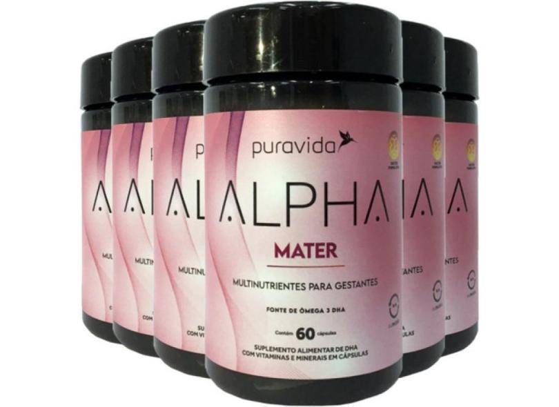 ALPHA MATER MULTIVITAMíNICO PURAVIDA 6 X 60 CáPSULAS com o Melhor Preço ...