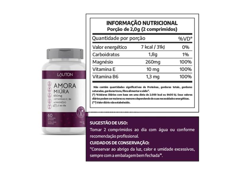 Amora Miura Premium 60 Tab 750mg Alivia Tpm Menopausa - Lauton ...