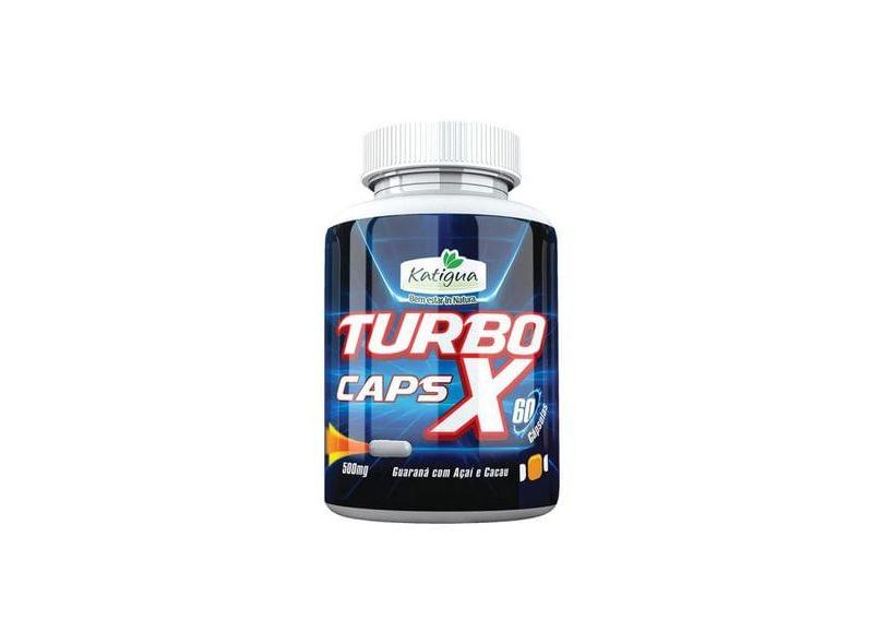 Turbo Caps X Energy Guaraná e Açaí (500mg) 60 Cápsulas - Katiguá com o ...