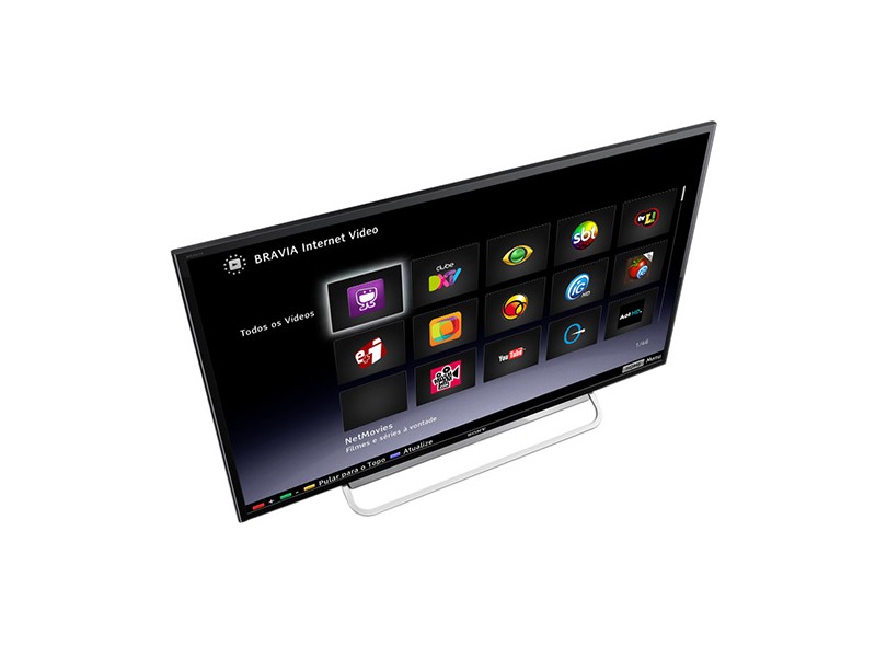 Smart TV TV LED 60" Sony Bravia Full HD Netflix KDL-60W605B 4 HDMI com ...