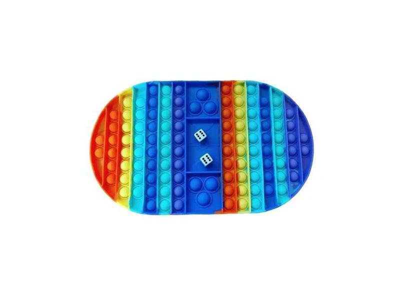 Tabuleiro Jogo Pop It Fidget Toy Dados Oval - Mizu com o Melhor Preço é ...