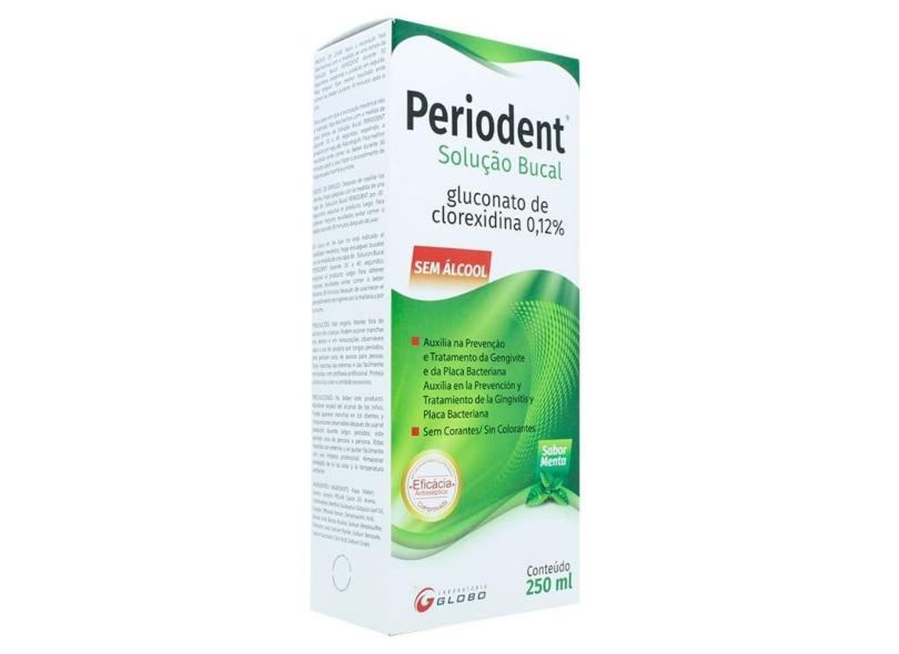 Periodent Solucao Bucal Sabor Menta 250ml GLOBO com o Melhor Preço é no ...