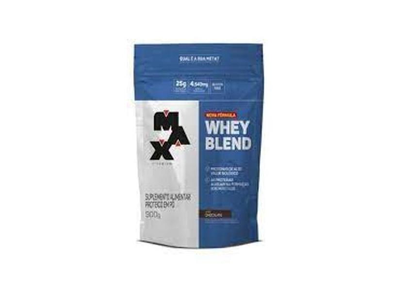 Whey Blend Refil 900G Max Titanium Chocolate com o Melhor Preço é no Zoom