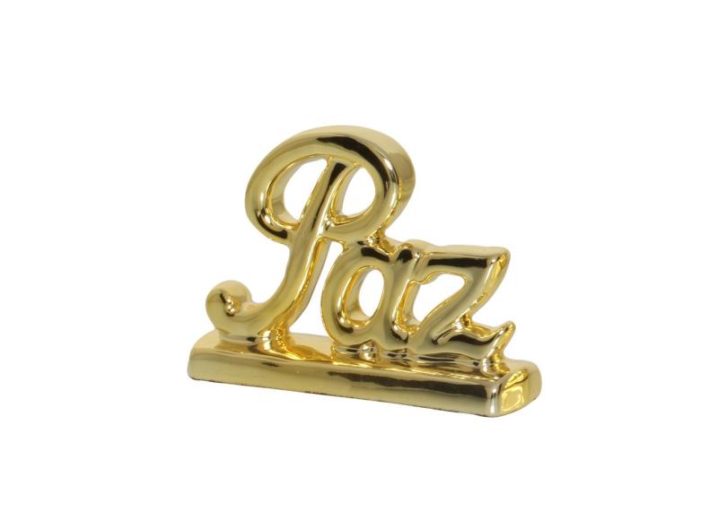 Escultura Mini Paz Em Ceramica em Promoção é no Buscapé